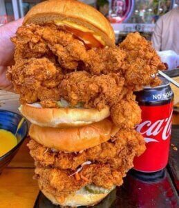 Chicken Burger Overload