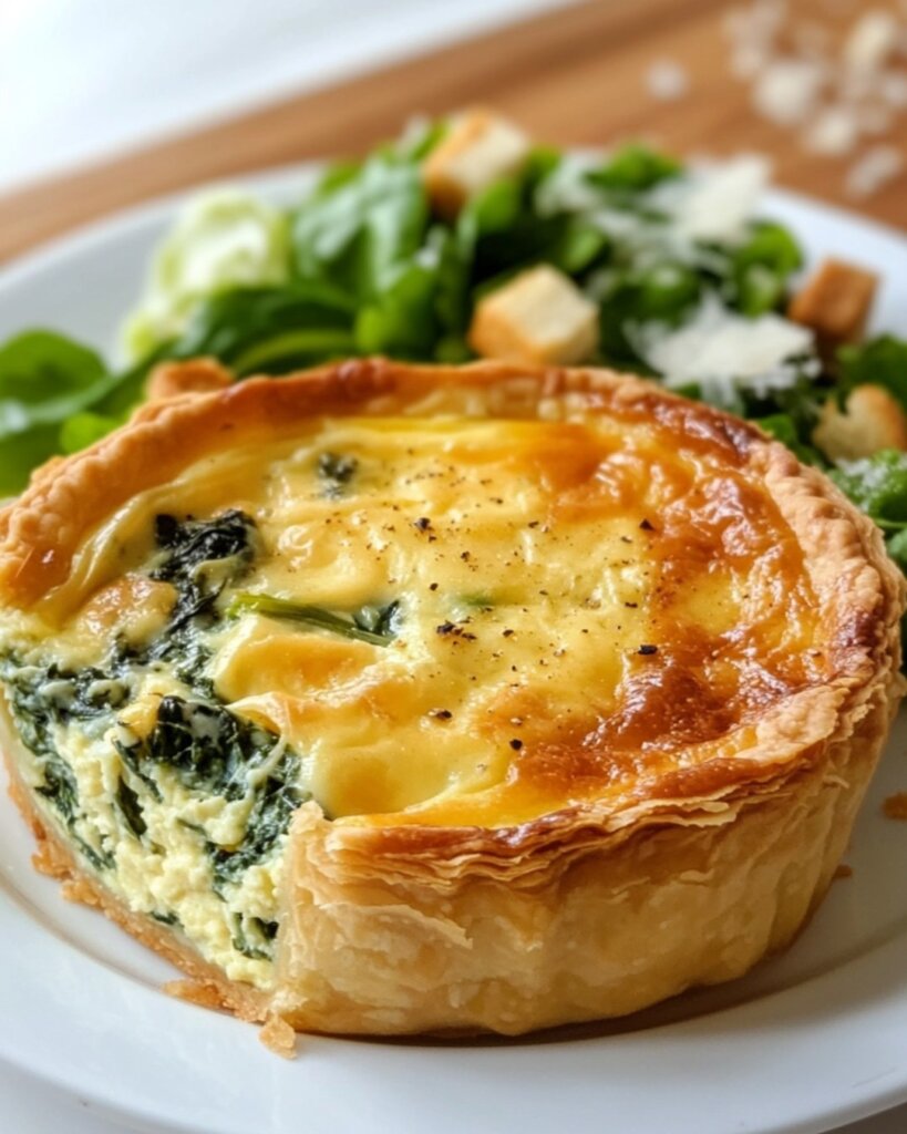 Spinach And Feta Stuffed Phyllo Tart