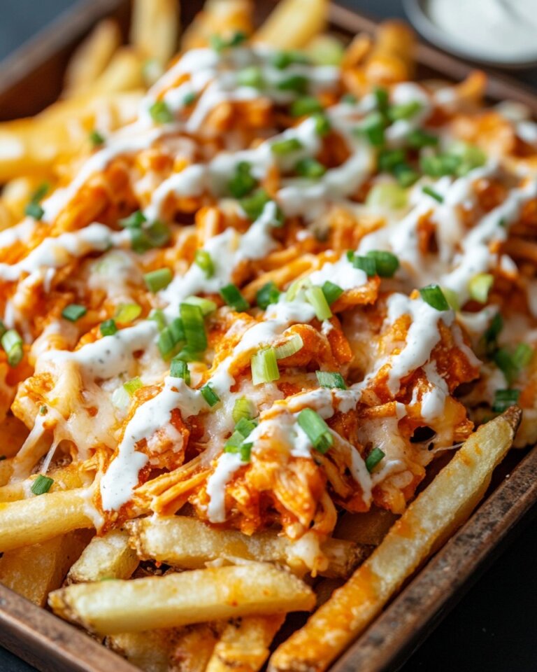 Buffalo Chicken Loaded Fries