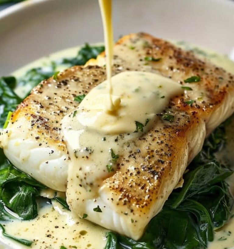 Pan-Seared Cod With Creamy Lemon Butter Sauce Recipe