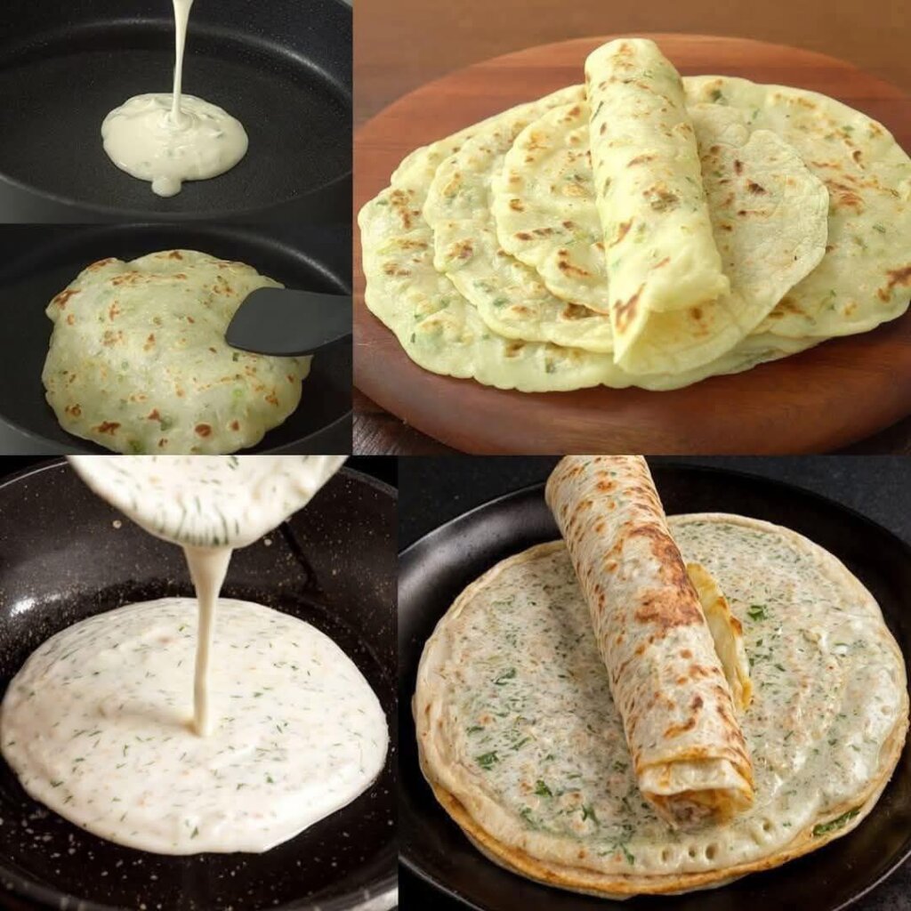 3-Minute Liquid Dough Garlic Flatbread