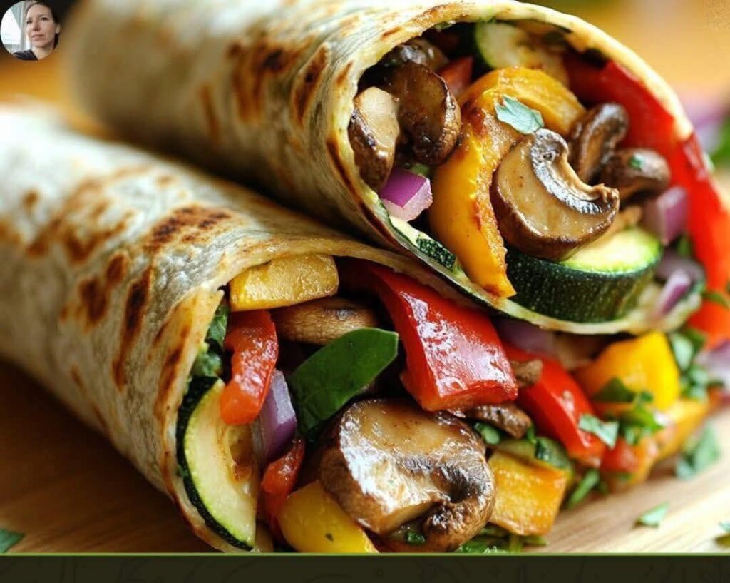 Roasted Vegetable Wraps