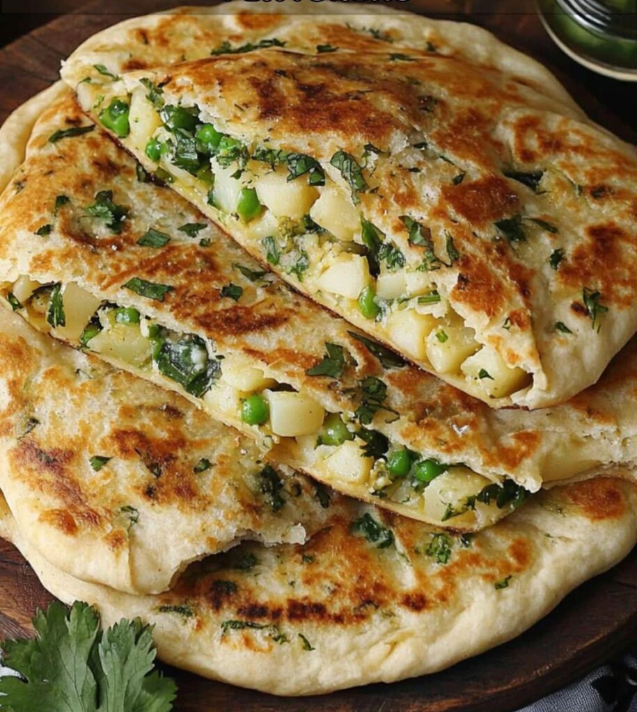 Afghan Bolani - Potato Stuffed Flatbread